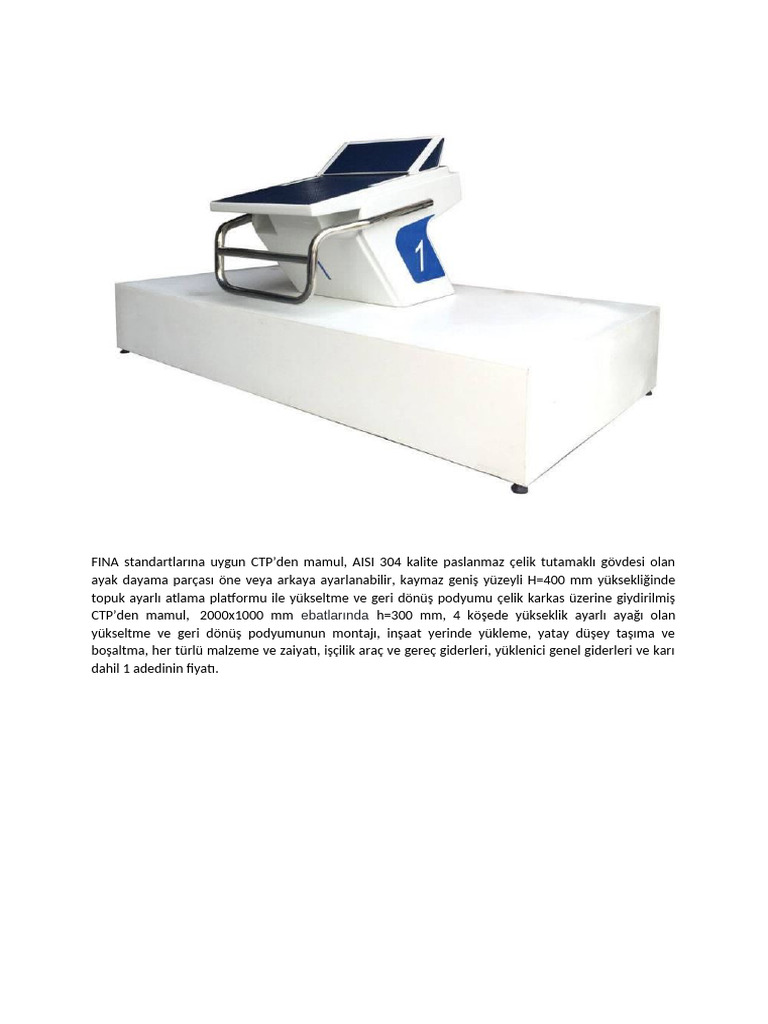 FINA standartlarına uygun CTP (2) | PDF