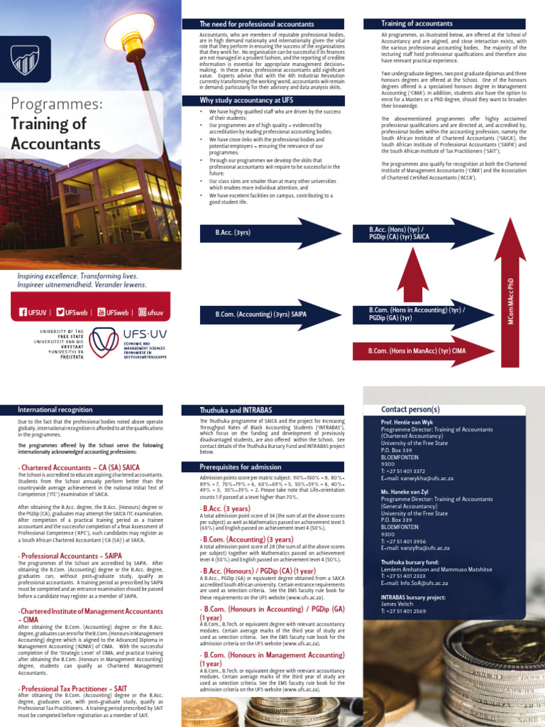 Training of Accountants Brochure FN PRINT | PDF | Academic Degree ...