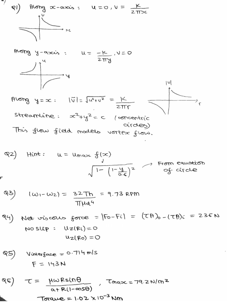 ME219 - Tut1 Answers | PDF