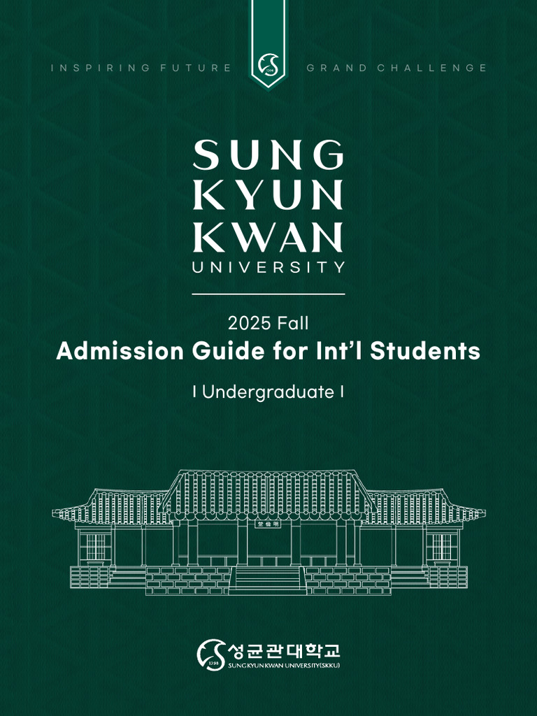 (En) Undergraduate Admission Guide - 2025 Fall | PDF | University And ...