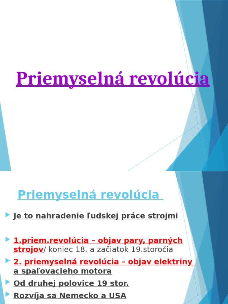 Priemyselná Revolúcia | PDF