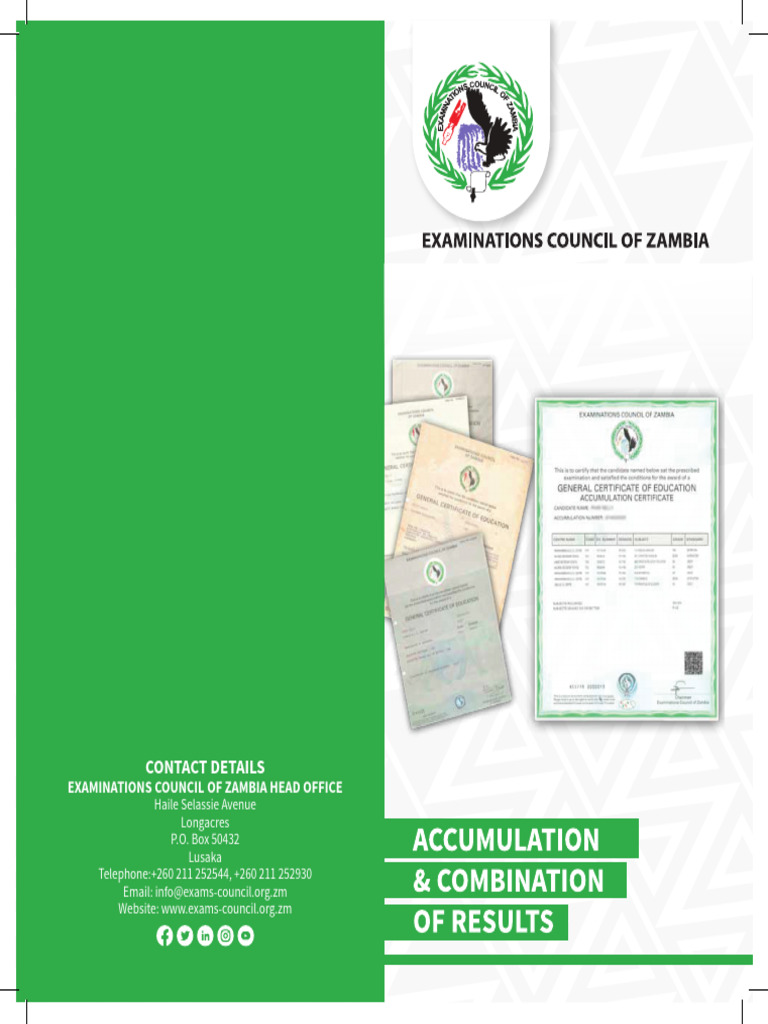 GCE and Grade 9 Results Combination Guide | PDF | Vocational Education ...
