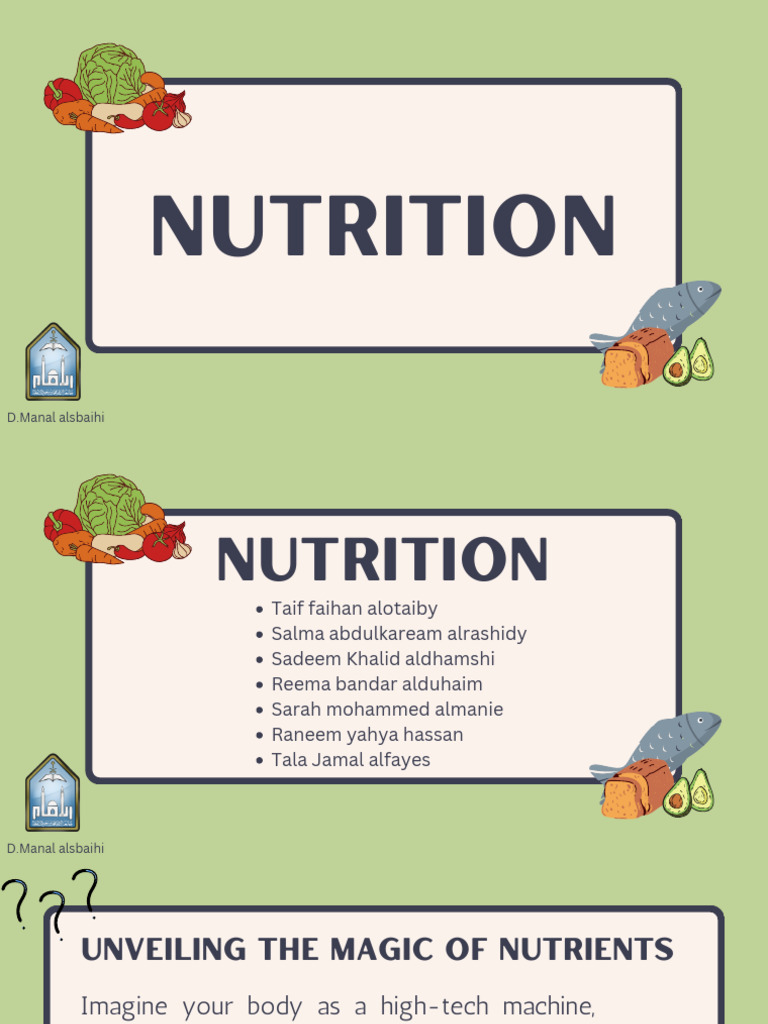 Nutrition (1) | PDF | Nutrition | Diet & Nutrition