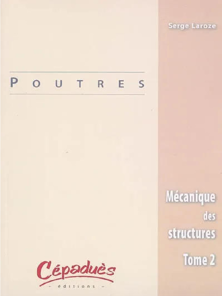 Mecanique Des Structures | PDF