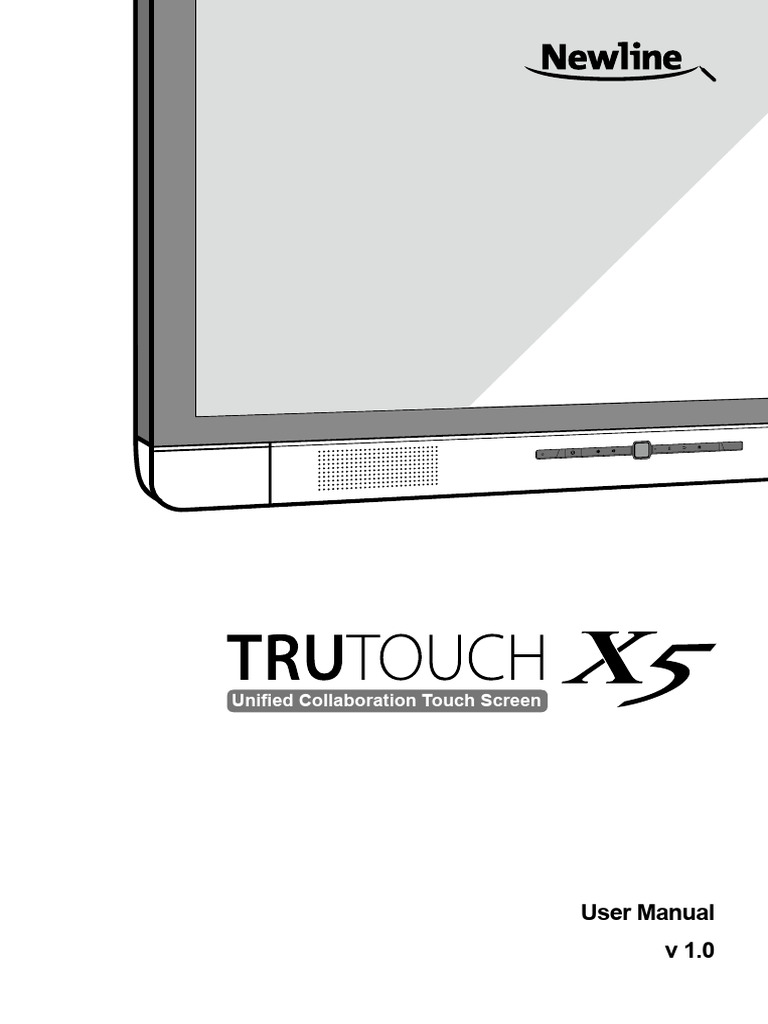 TRUTOUCH X5 Usermanual | PDF | Electrical Connector | Icon (Computing)