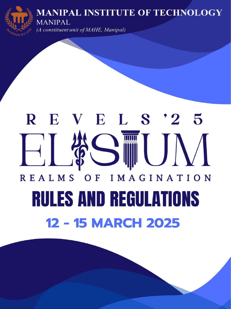 Cultural Rulebook Revels'25 | PDF | Singing | Poetry