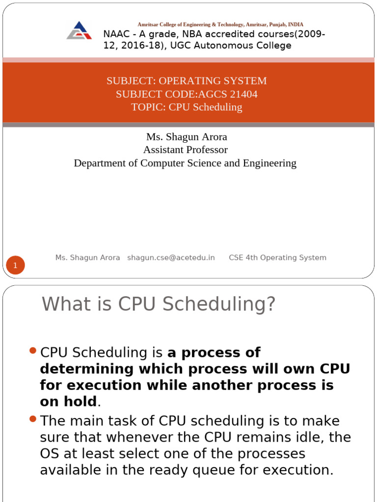 CPU Scheduling | PDF | Scheduling (Computing) | Computer Programming CPU Scheduling | PDF | Scheduling (Computing) | Computer Programming
