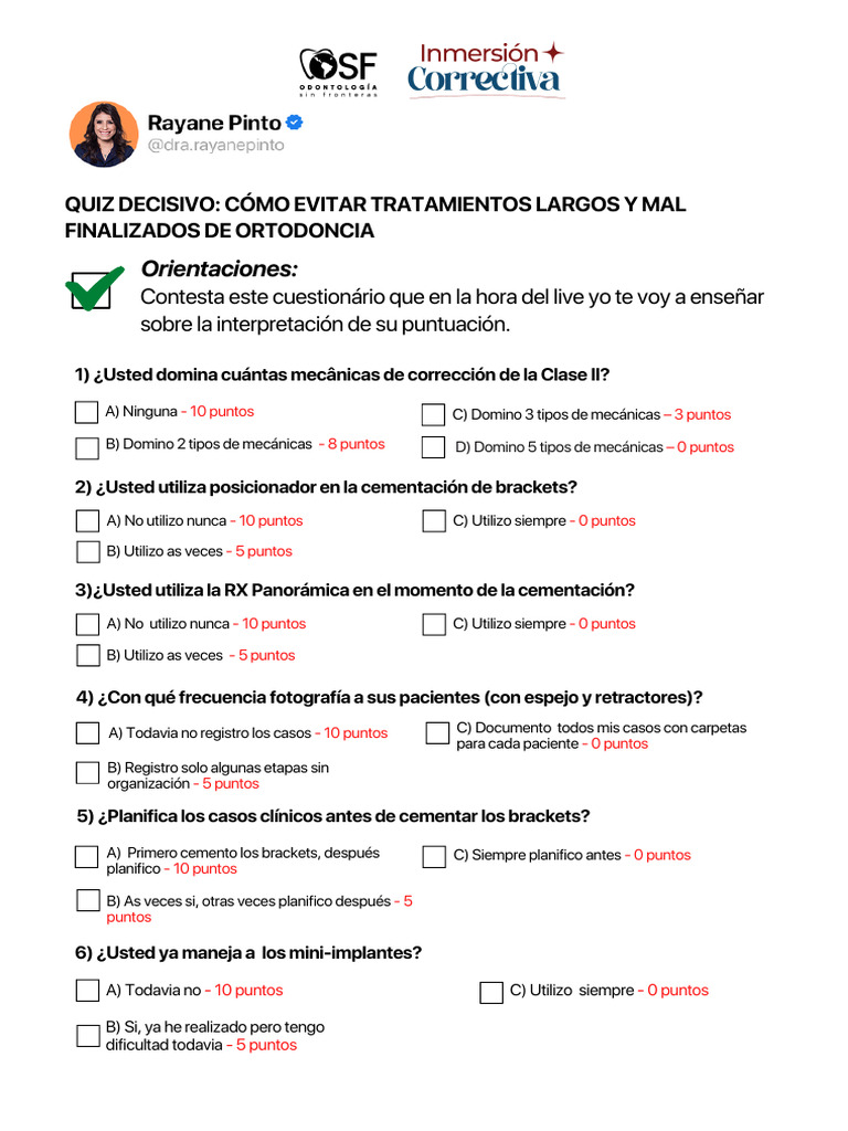 LI14_QUIZ_Descubre_si_haces_una_ortodoncia_CORRECTIVA_de_manera | PDF ...