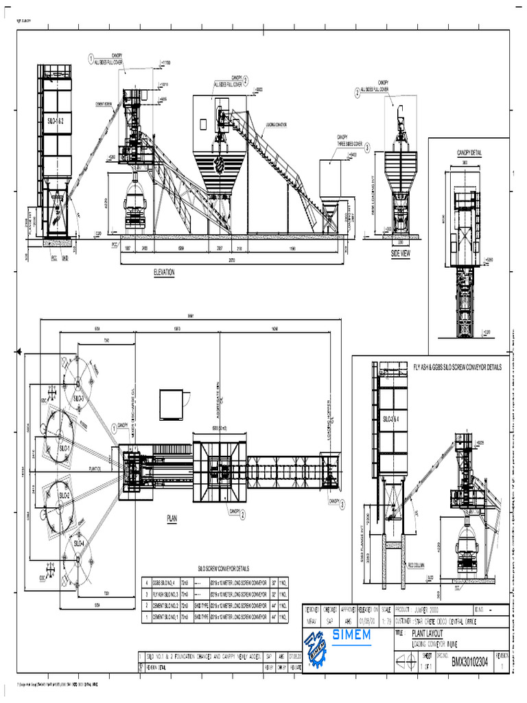 Batching Plant Layout | PDF