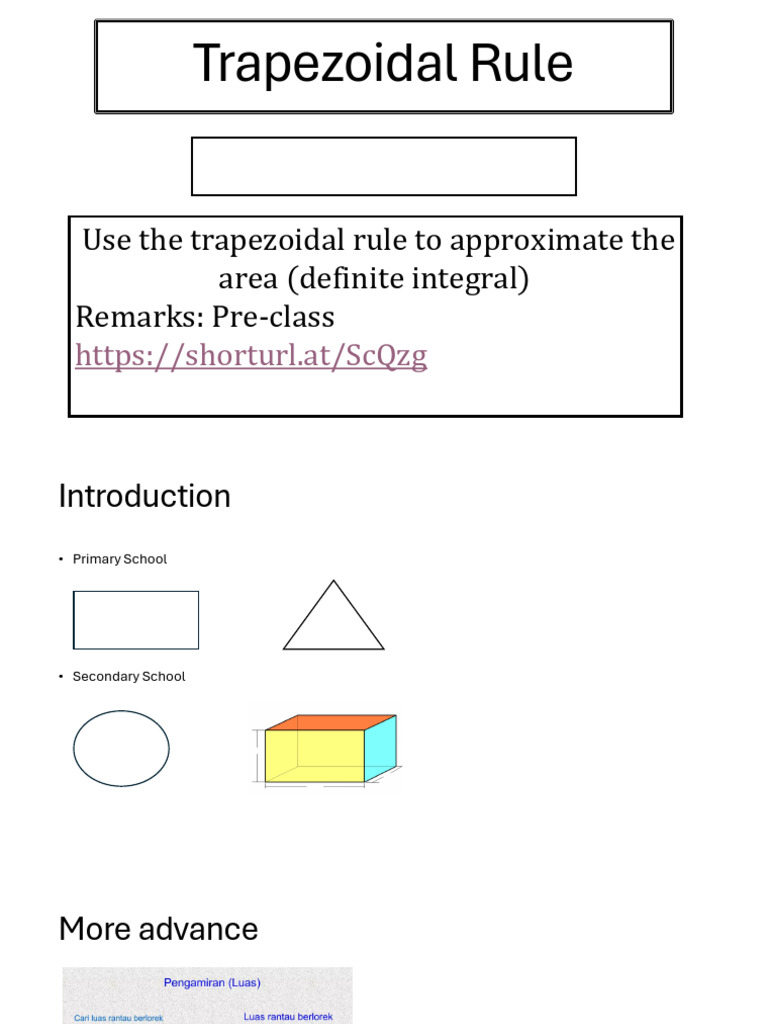 Trapezoidal Rule - Mock Teaching | PDF | Mathematics Of Computing | Mathematical Analysis