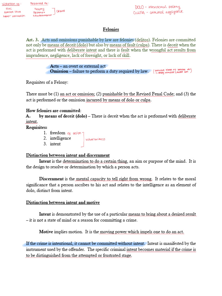 Lesson - 2 2024-09-09 09 - 30 - 59 | PDF | Intention (Criminal Law ...