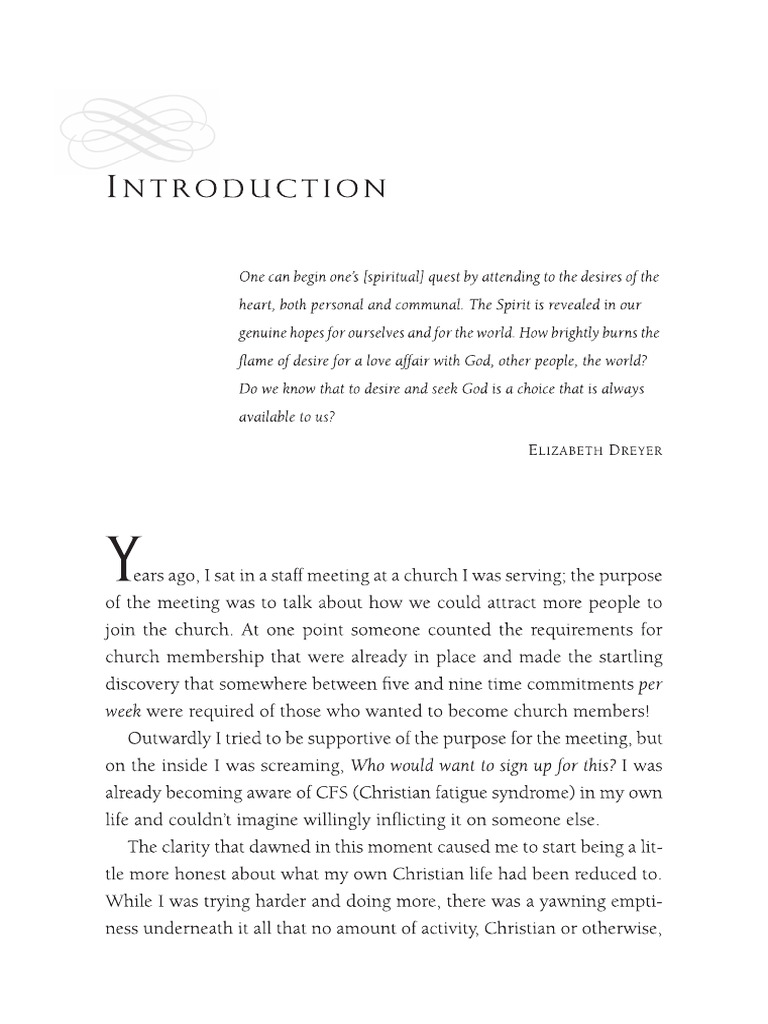01 Sacred Rhythms - Introduction - Ruth Haley Barton | PDF
