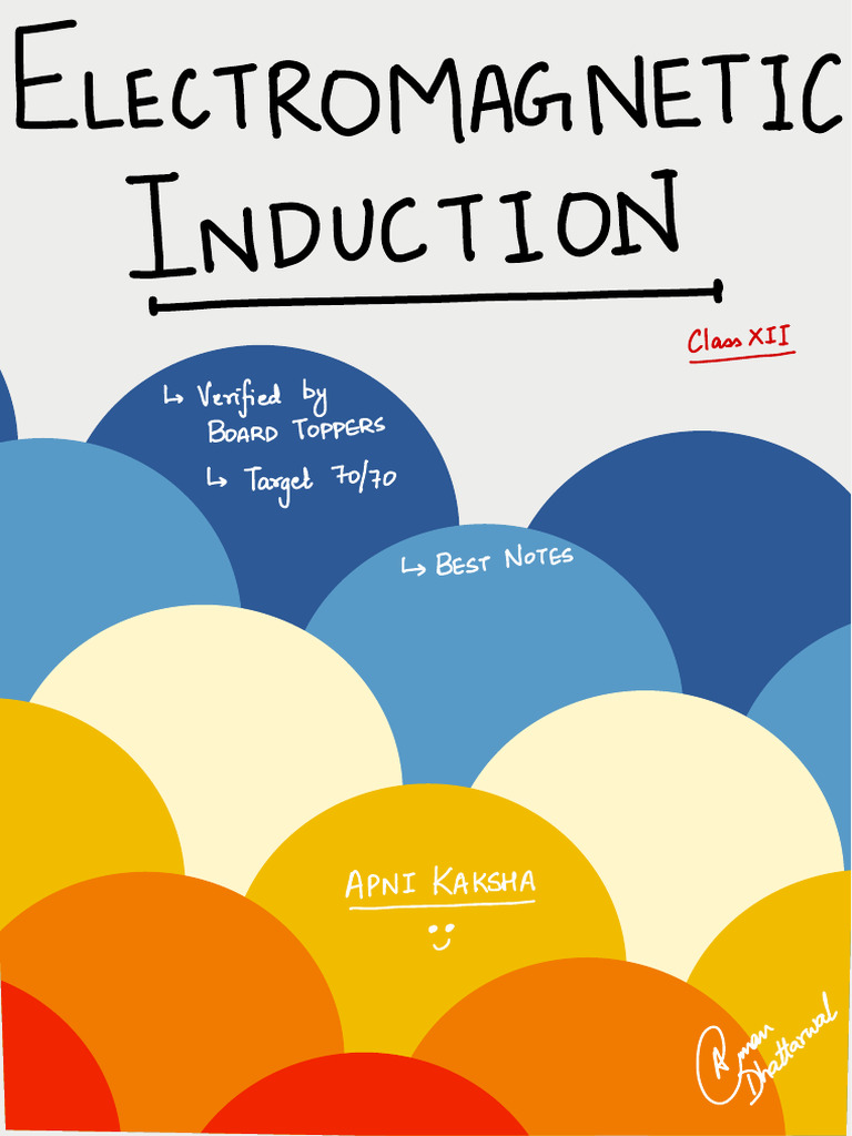 Chapter 6 Electromagnetic | PDF | Electromagnetic Induction | Inductance