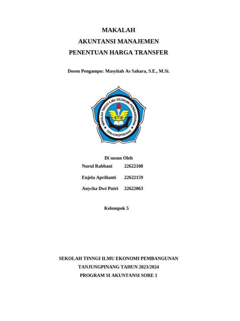 Makalah Akuntansi Manajemen Kel.5 | PDF