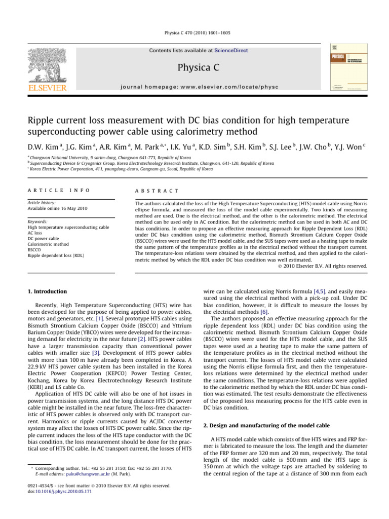 Ripple current loss measurement with DC bias condition for high ...
