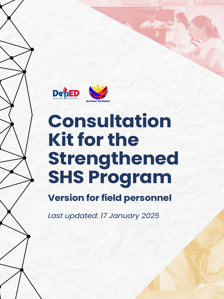 SHS Consultation Kit Version 2 | PDF | Teachers | Curriculum