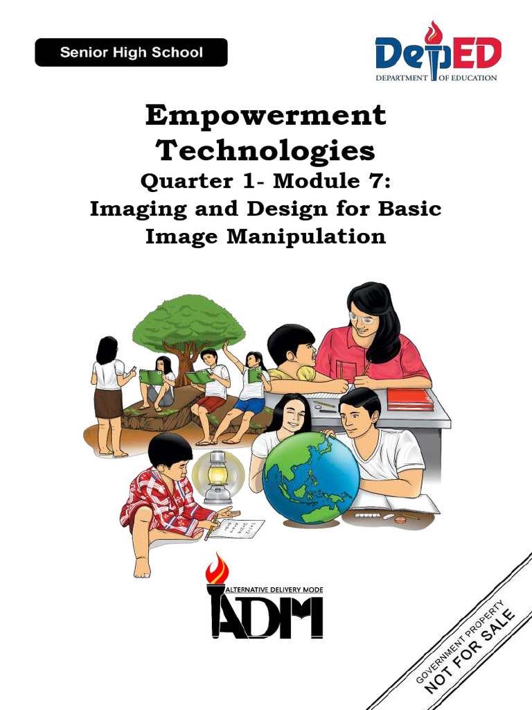 ADMSHS Emp Tech Q1 M7 L1 Imaging and Design For Basic Image Manipulation | PDF | Image Editing ...