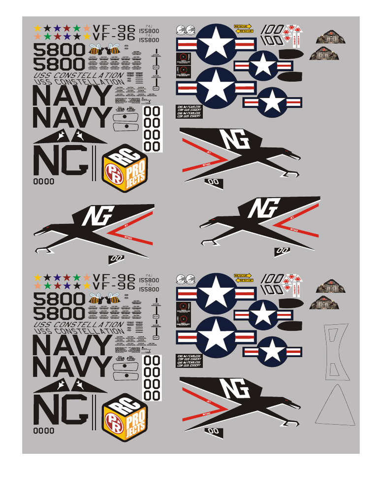 Micro F4 Decal A3 | PDF