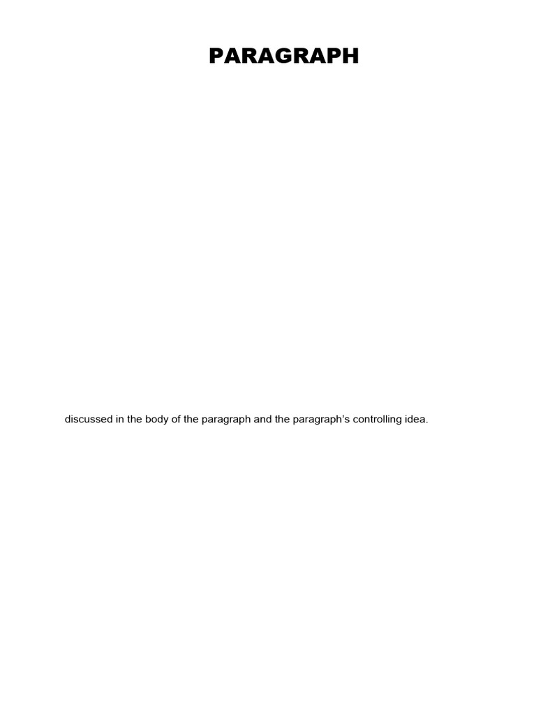 Paragraph | PDF | Human Communication