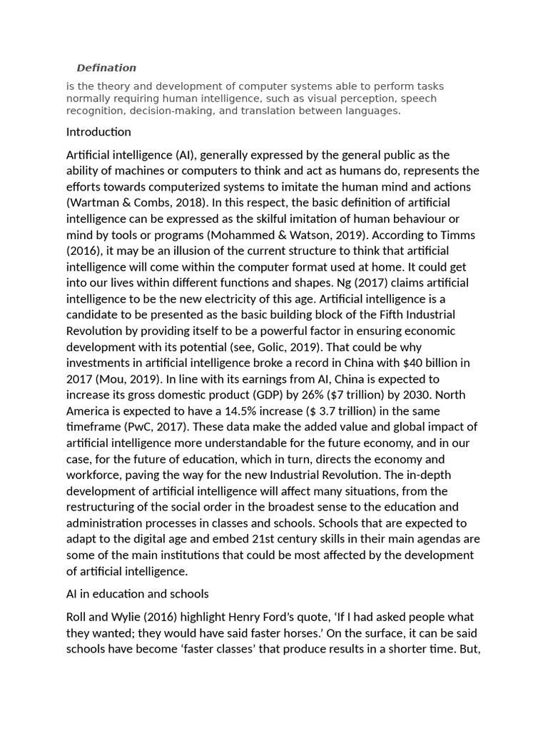 AI project | PDF | Artificial Intelligence | Intelligence (AI) & Semantics AI project | PDF | Artificial Intelligence | Intelligence (AI) & Semantics