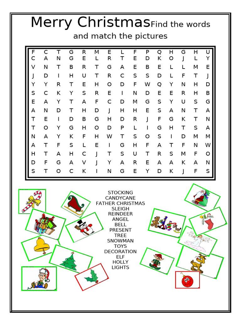 Christmas Wordsearch 15987 | PDF