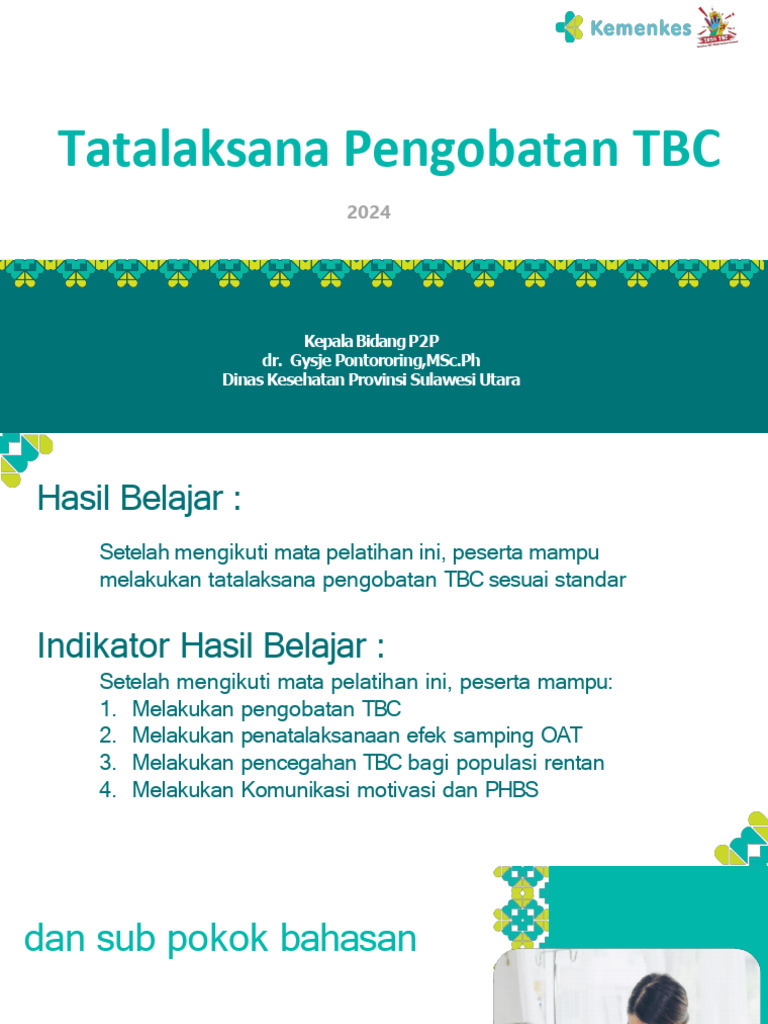 Panduan Pengobatan TBC Resistan Obat | PDF