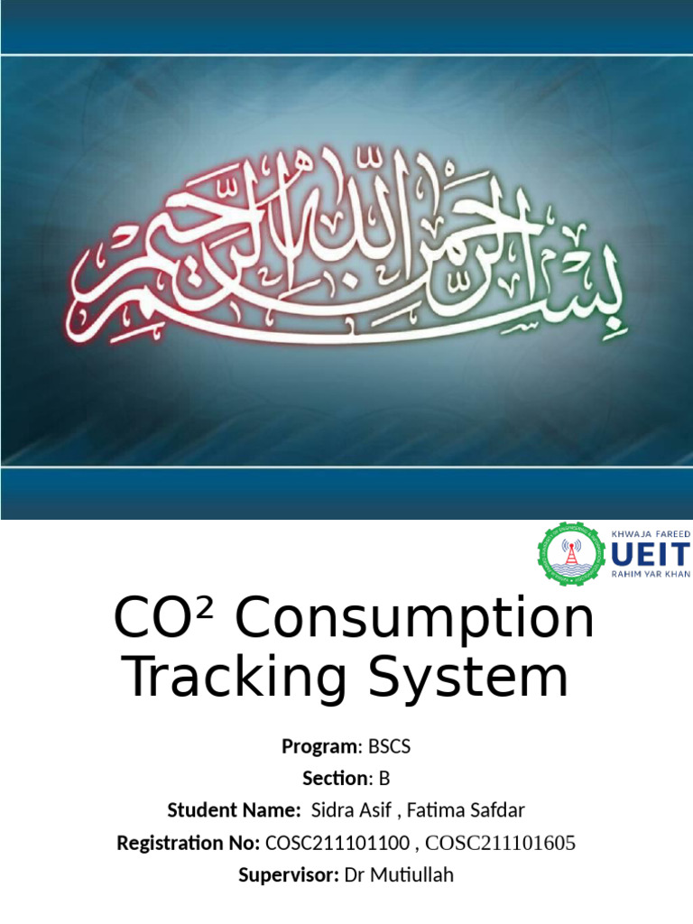 CO2 Tracking System for Sustainability | PDF | Carbon Footprint ...