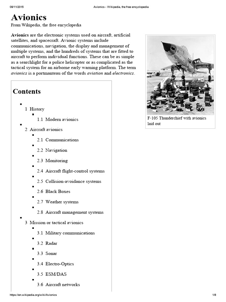 Avionics Systems Overview | PDF | Avionics | Aviation