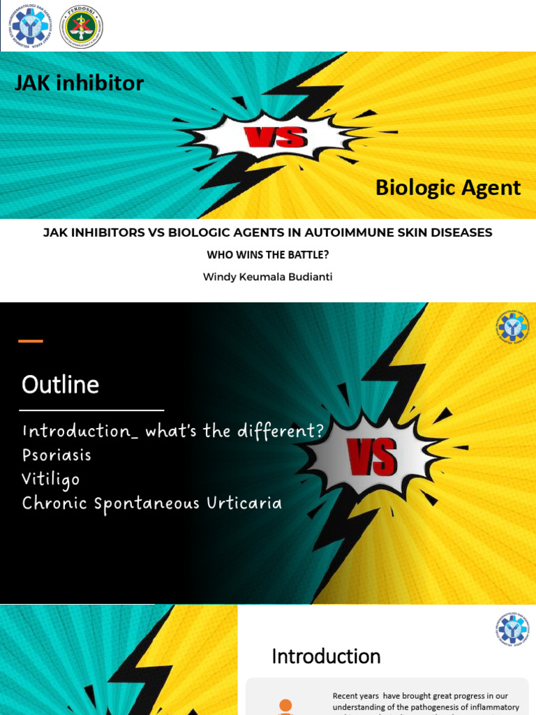 JAK Inhibitor: Jak Inhibitors Vs Biologic Agents in Autoimmune Skin Diseases | PDF | Immunology ...