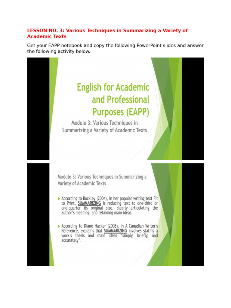 Eapp Activities - Eim | PDF