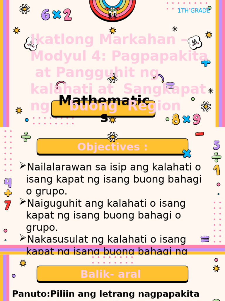 Grade 1 Math Modyul 6 | PDF