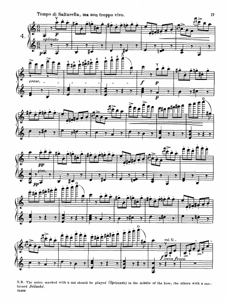Wieniawski 1-4 Etudes-Caprices Op. 18 For 2 Violins | PDF