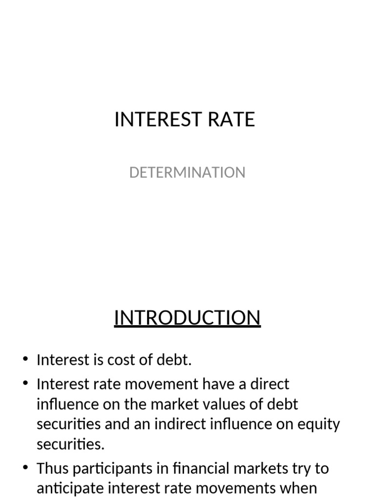 Chapter 2 Financial Institution&Market | PDF | Interest | Demand