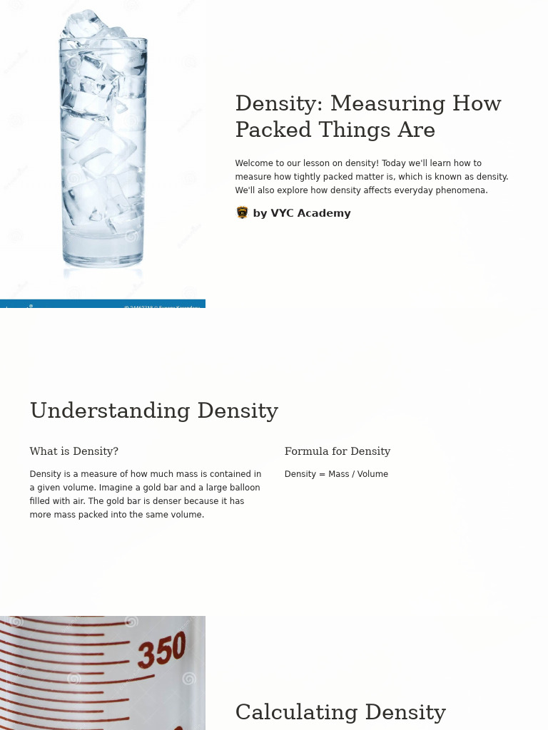Density-Measuring-How-Packed-Things-Are | PDF
