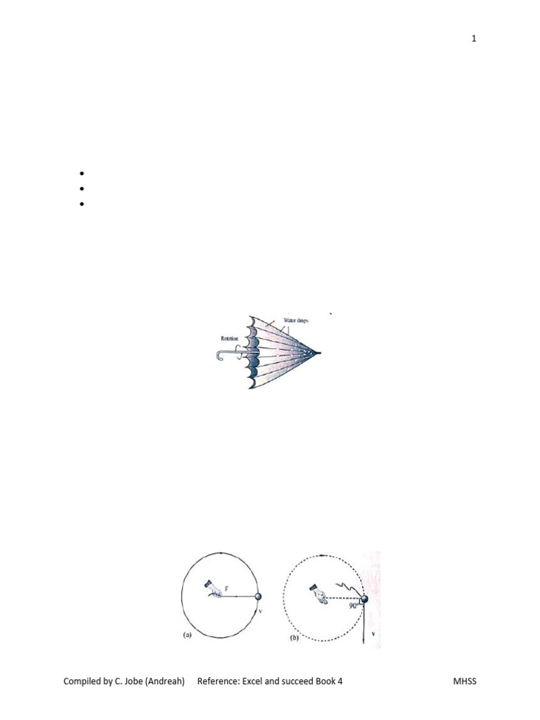 Topic 5 Uniform Circular Motion | PDF | Angle | Acceleration