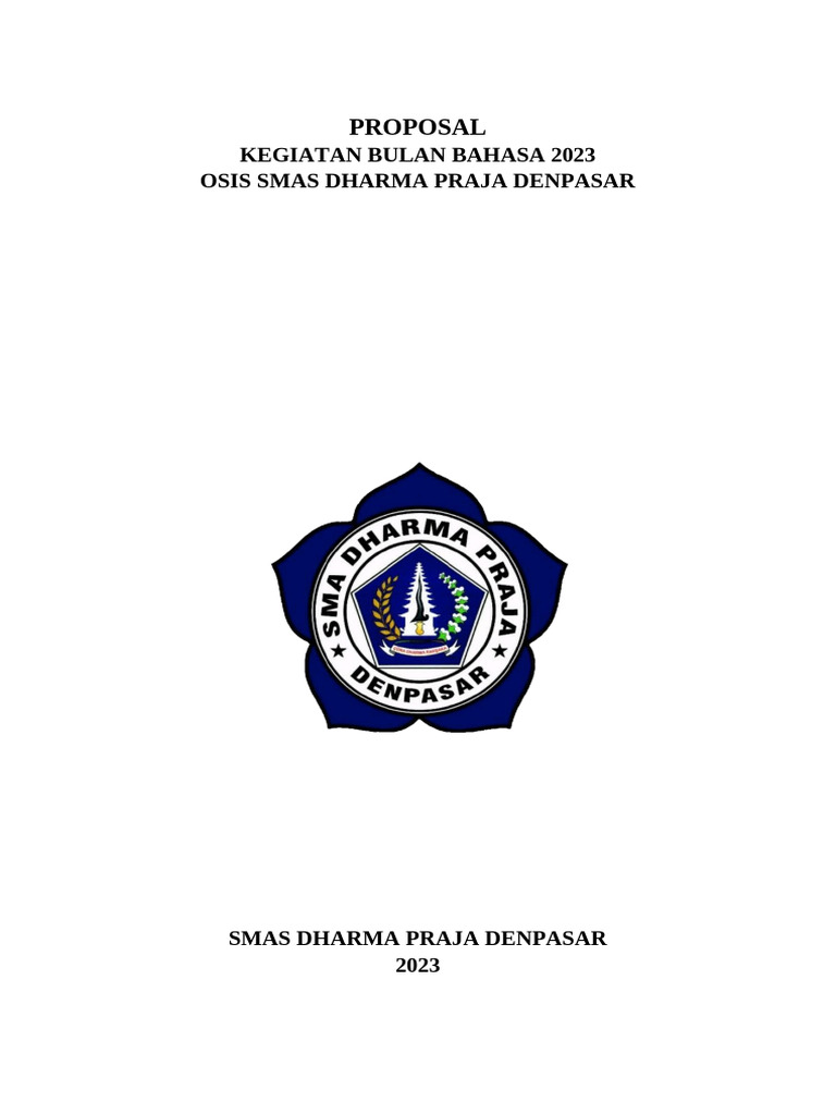 Proposal Bulan Bahasa | PDF