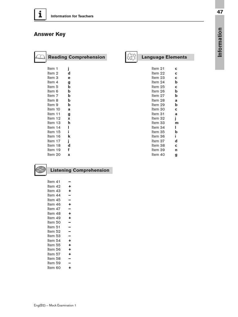 Answer Key PG 8 To 16 B2 | PDF