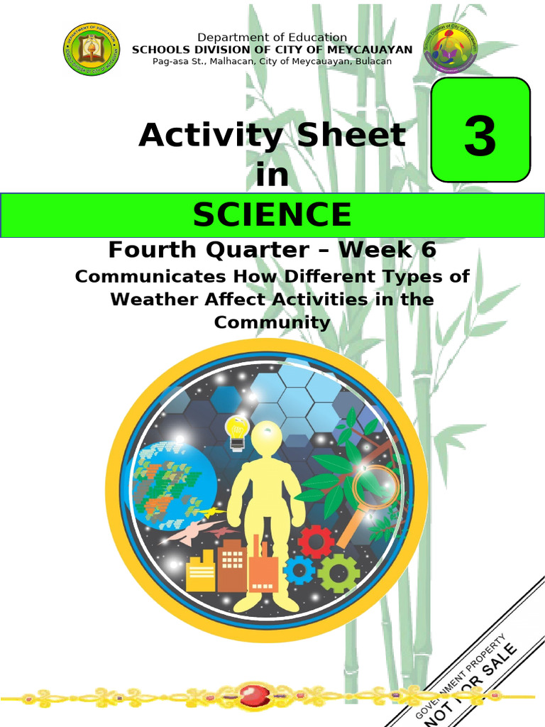 SSES SCIENCE-3 QUARTER-4 WEEK-6 MARCOS MISeditedLAYOUT | PDF | Weather ...
