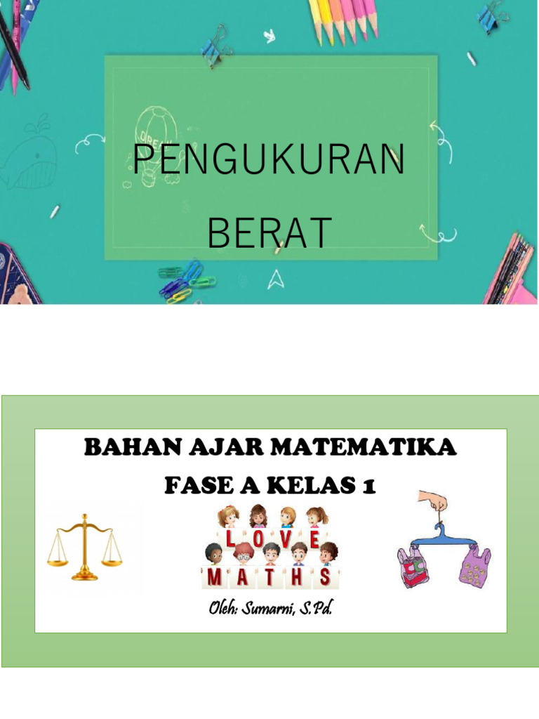 BAHAN AJAR KELAS 1 | PDF