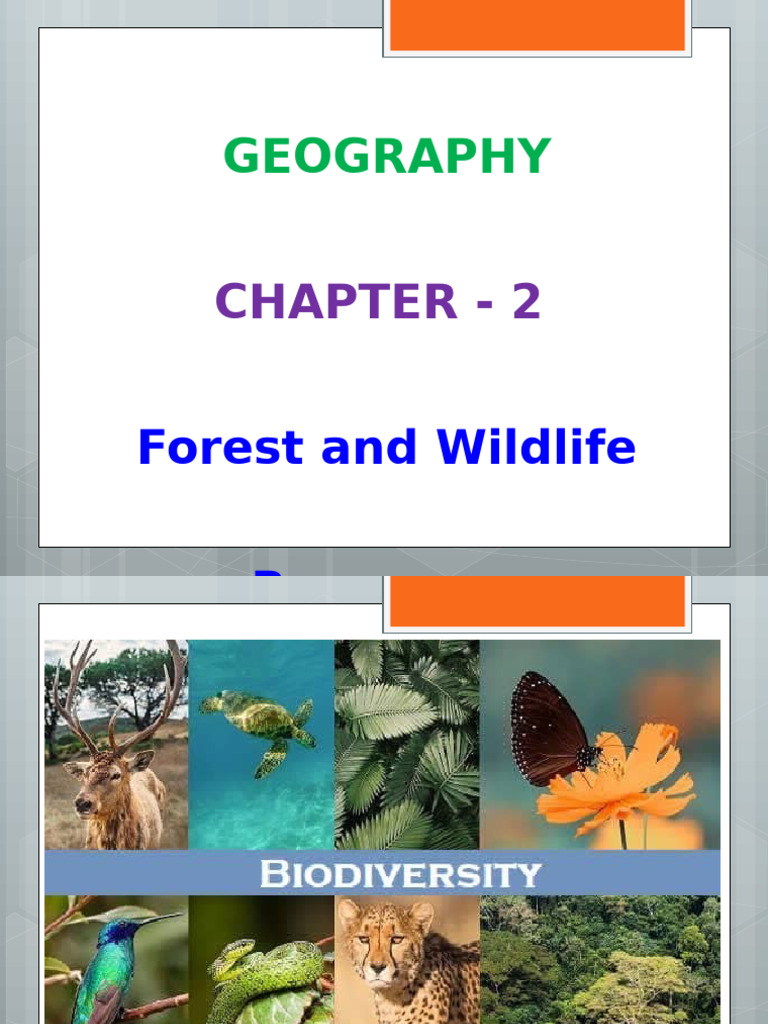 Geo Chapter - 2 Forest and Wildlife Resources | PDF | Biodiversity | Endangered Species