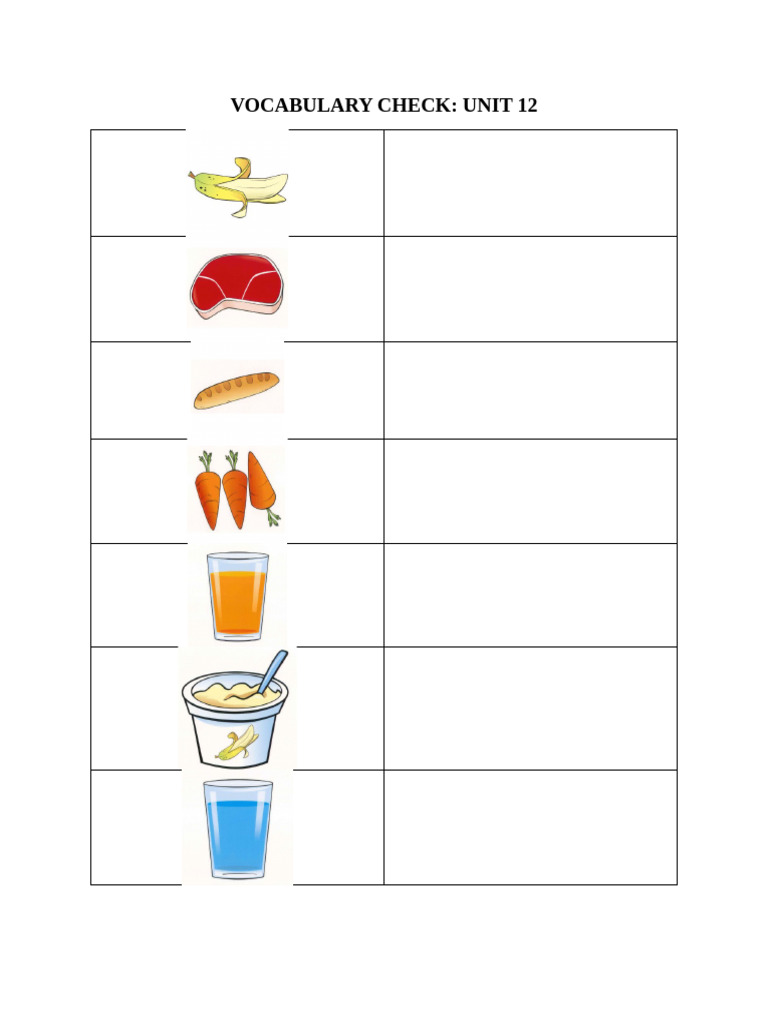 Vocabulary Check | PDF