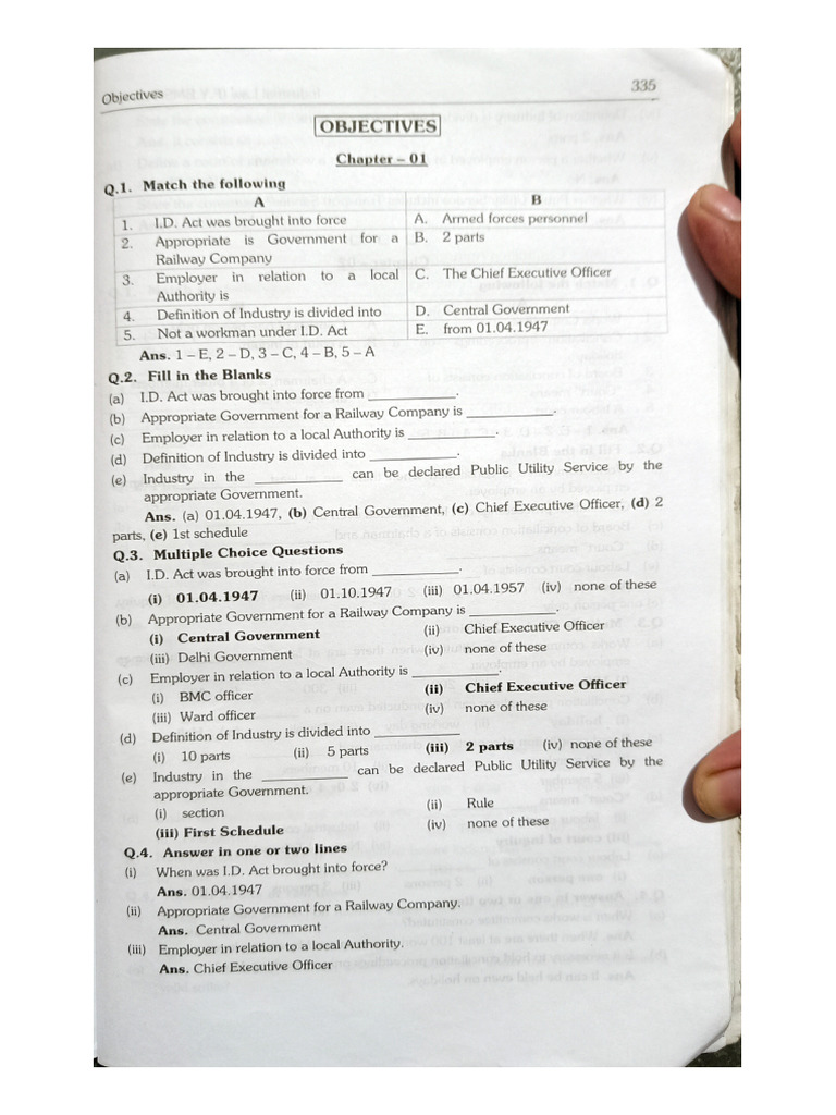 Law Objectives | PDF