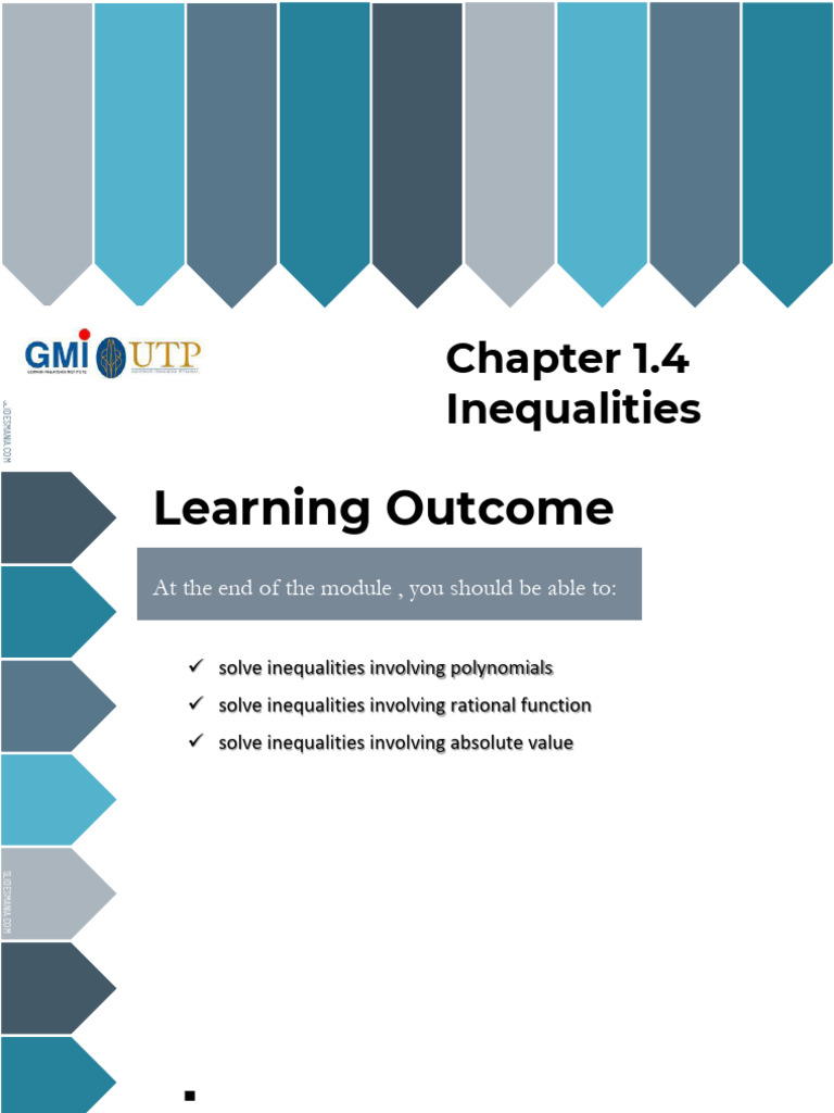 Solving Polynomial and Rational Inequalities | PDF | Inequality ...