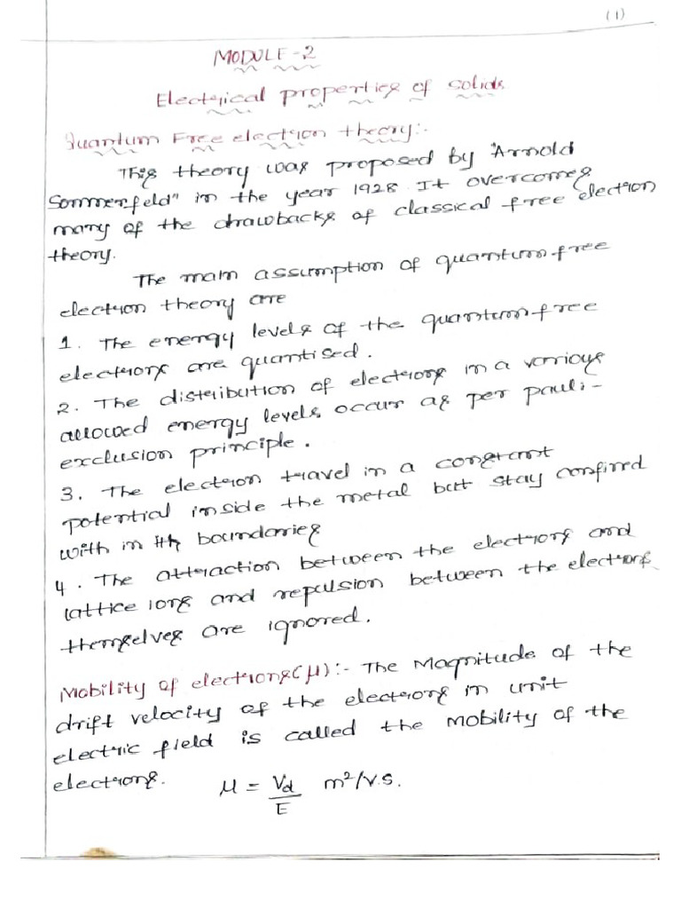 Ece Physics Notes. Module 2 | PDF