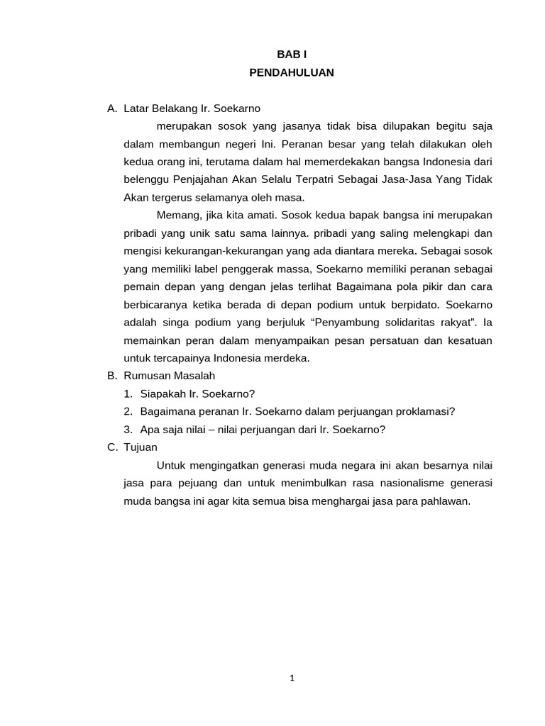 Peran Ir. Soekarno dalam Proklamasi Indonesia | PDF