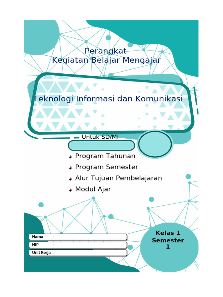 TIK Kelas 1-Sem 1 | PDF