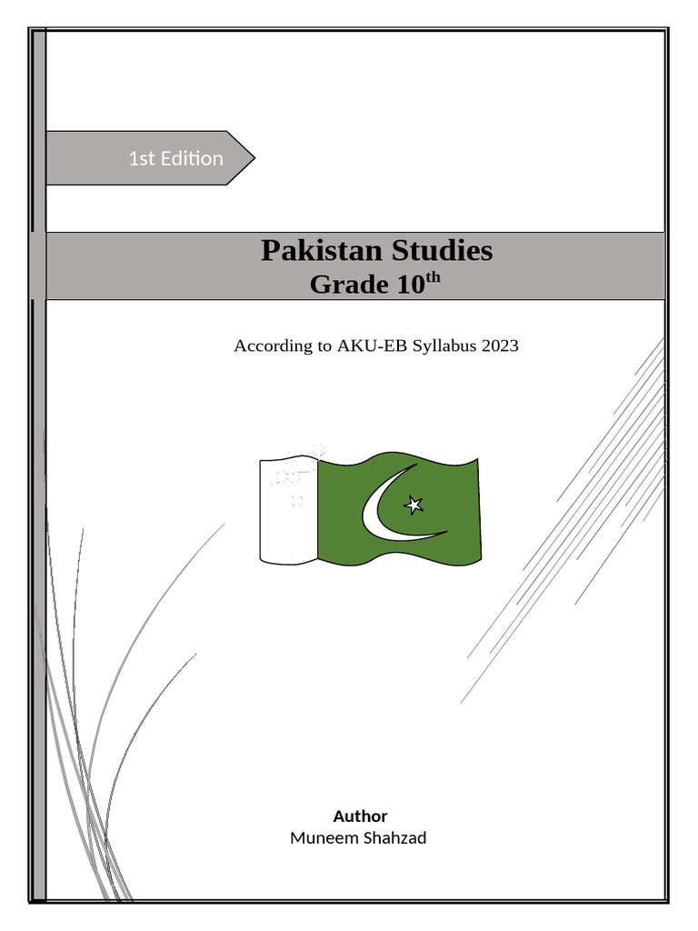 Pakistan Studies Class 10 Notes | PDF | Transport | Discrimination ...