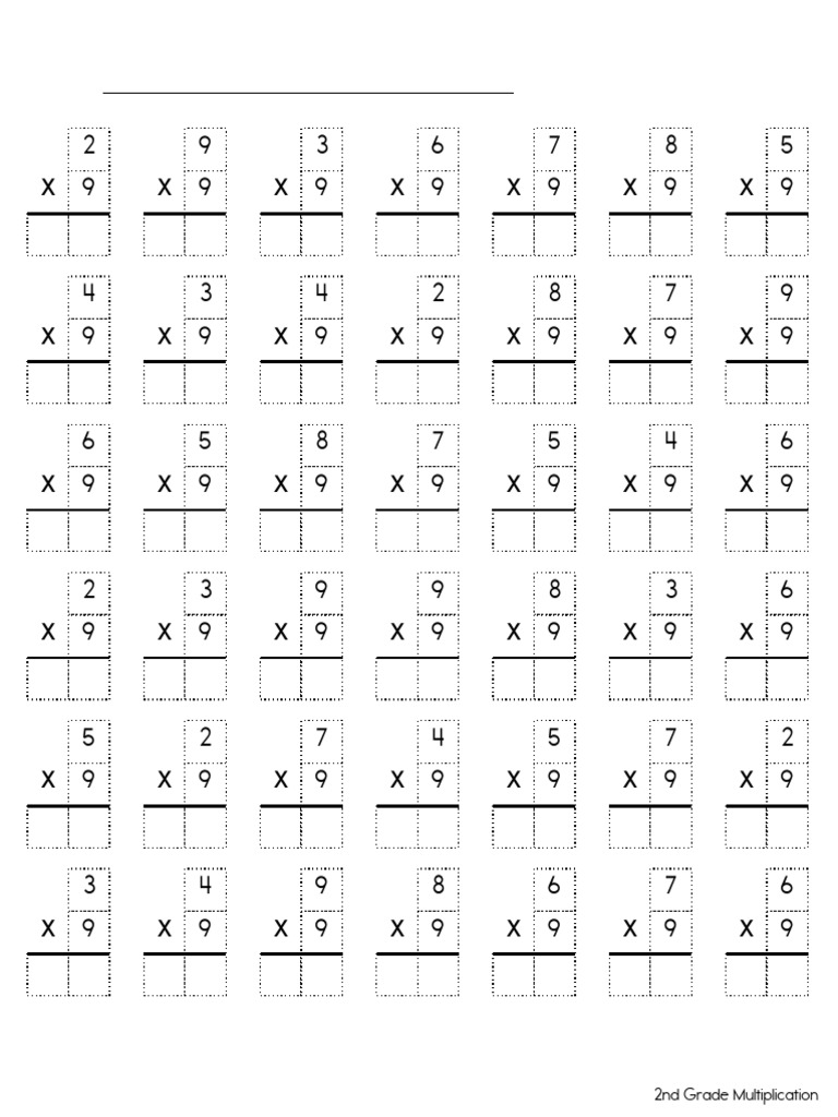 Free 2nd Grade Math Worksheets | PDF