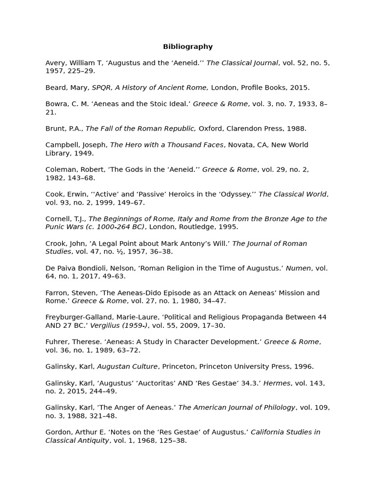 References | PDF | Aeneid | Virgil