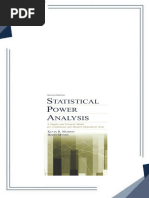 Statistical Power Analyses Using GPower 3.1 Tests For Correlation and ...